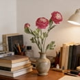 Artificial Silk Peonies Bouquets, 3 Heads Vintage Flowers with Stems ...