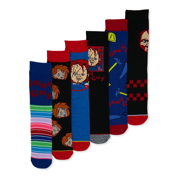 Chucky Men's Socks, 6-Pack - Walmart.com