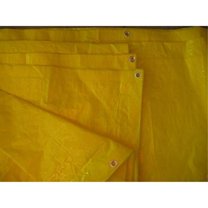 Harpster Tarps 15' x 15' High Visibility Yellow 3.3 oz. Poly Tarp 8 Mil ...