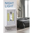Hitt Brands LED Portable Wireless Stick-On Light Switch for Closet or ...