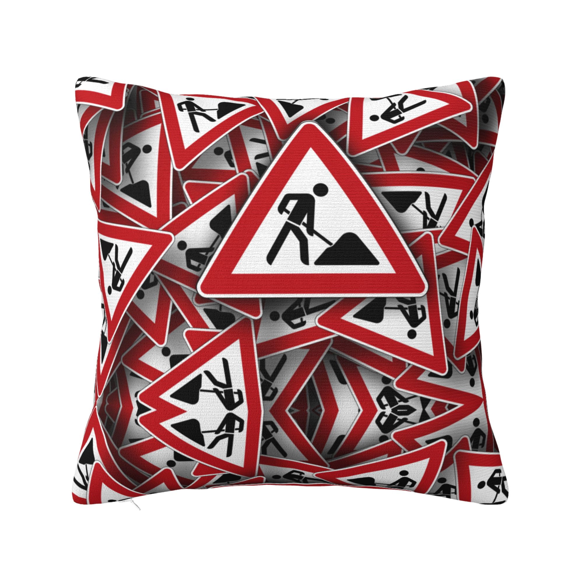 ZICANCN Decorative Throw Pillow Covers , Traffic Signs Couch Sofa ...