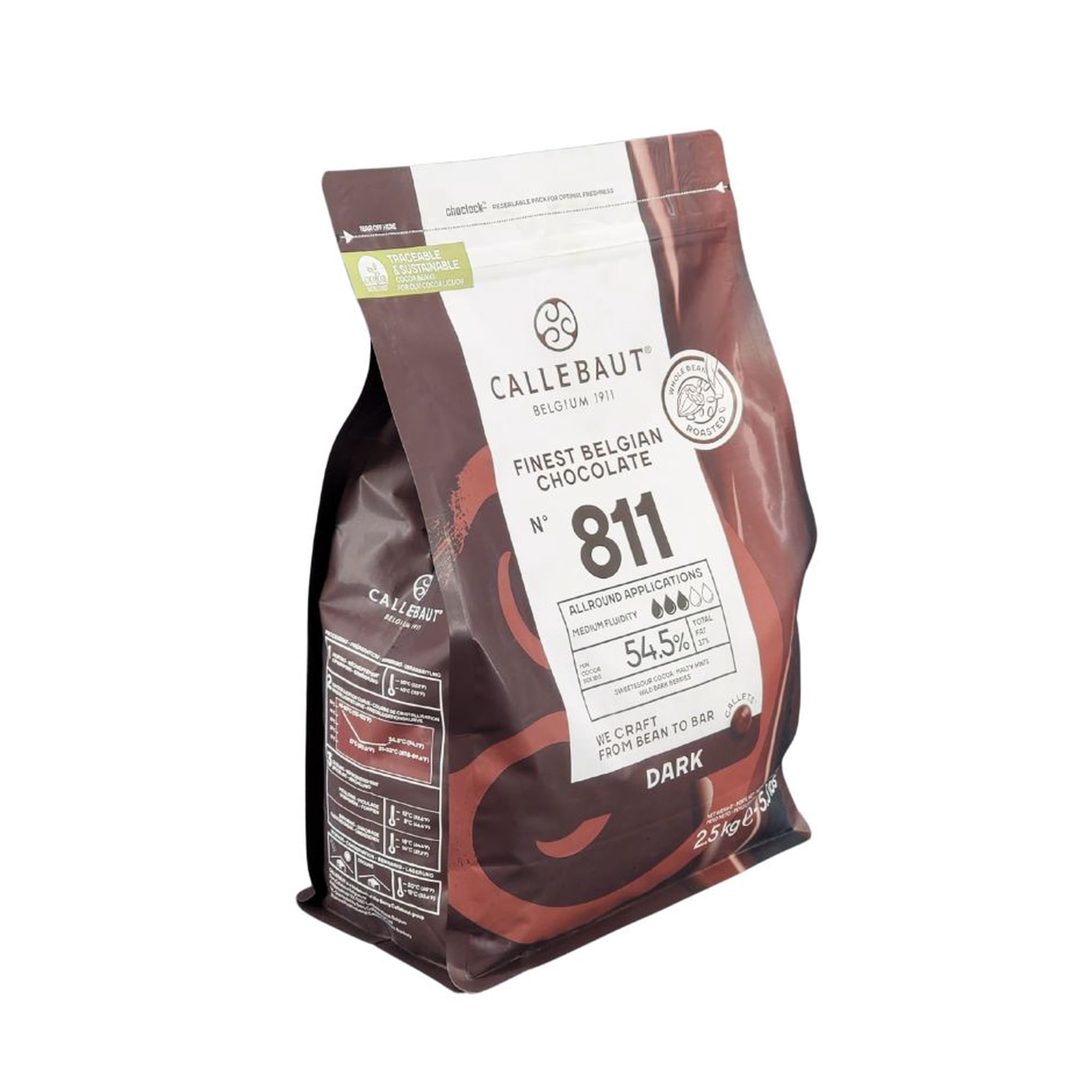 Click here for Dark Chocolate Callets - 1ct - 2.5 Kg - By Calleba... prices