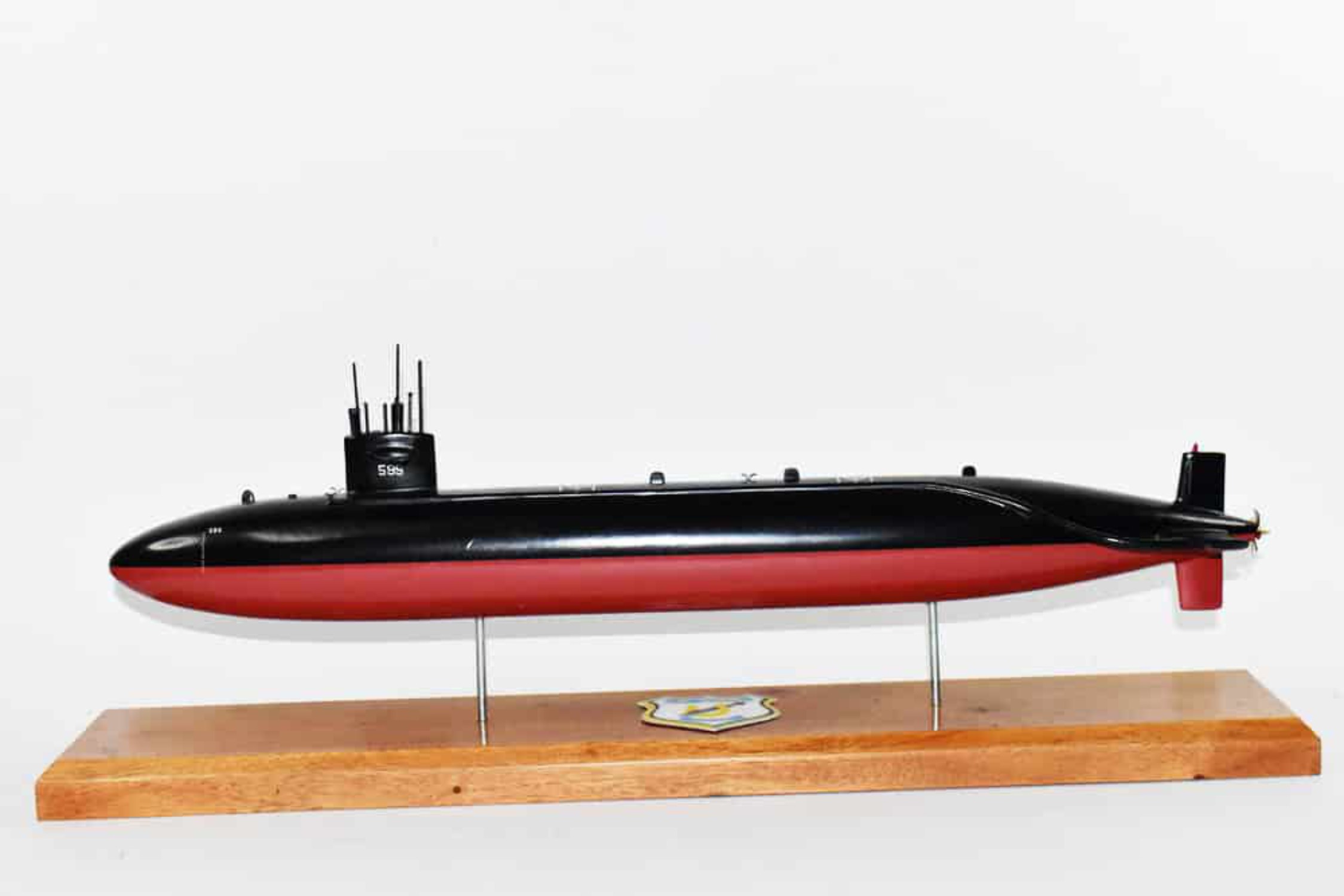 USS Plunger SSN-595 Submarine Model,US Navy,Scale Model,Mahogany,Permit ...