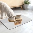 Cat Sitting on The Toilet Thinking Dish Drying Mats for Kitchen Counter ...