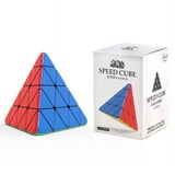 YuXin Little Magic 4x4 Pyraminx Cube Stickerless Magic Cube Triangle ...