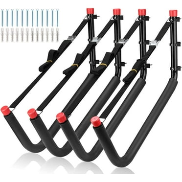 Indoor-Outdoor Swivel Kayak Wall Rack | Foldable Wall Mount | Holds 100 ...
