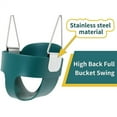 Eotvia Toddler Swing, Heavy Duty High Back Full Bucket Swing Seat ...