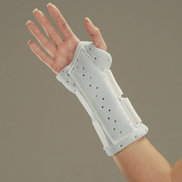 DeRoyal Foam Wrist and Wrist/Forearm Splint Without Binding Right ...