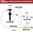 Hyper Tough Marine Lower Unit Fill Pump, Quart Size, Fits Johnson ...