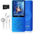 MP3 Player, Music Player with 16GB Micro SD Card, Build-in Speaker ...