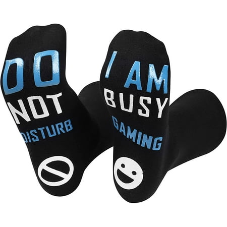 Gaming Socks Do Not Disturb I'M Gaming Socks Funny ICHUDAN Gifts for ...