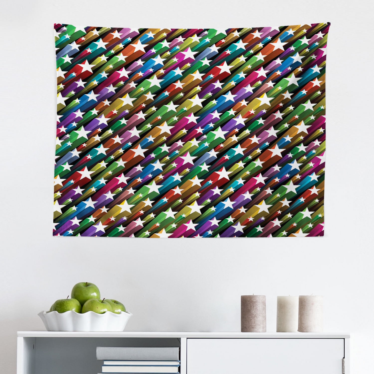 Polkadot Tapestry, Polka Dots Retro Classy Vintage Style Pattern Design ...