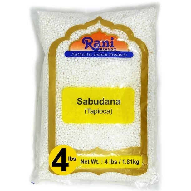 Rani Sabudana (Tapioca / Sago) Pearls, 64oz (4lbs) 1.81kg Bulk ~ All ...