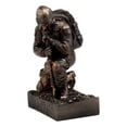 Battlefield Kneeling Soldier Statue 8.5"H Honor & Valor Military Combat ...