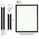 Creative Mark Illusions Metal Floating Frame Kit Pairs for Canvas ...