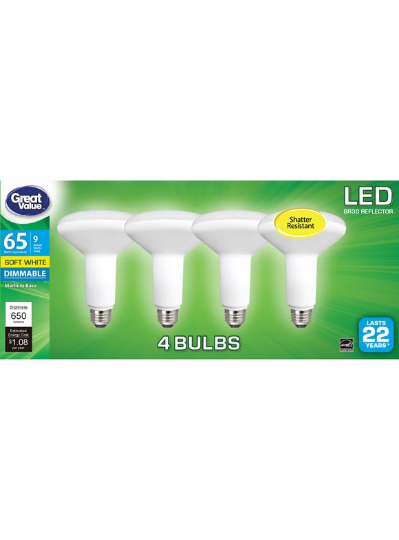 Bulged Reflector Light Bulbs in Shop Light Bulbs by Shape - Walmart.com