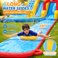 Neche, Giant Inflatable Water Slide Bounce House, 220.4"√ó102.3"√ó193.3 ...
