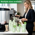 16oz 180 Count Compostable Paper Cups, BPI Certified Plant-Based ...