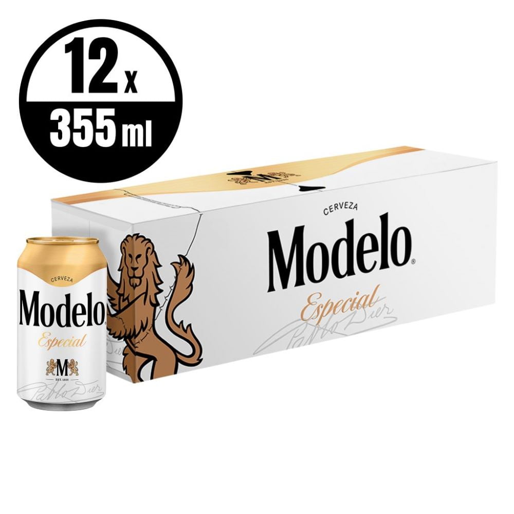 Cerveza clara Modelo Especial 12 latas de 355 ml c/u | Bodega Aurrera ...