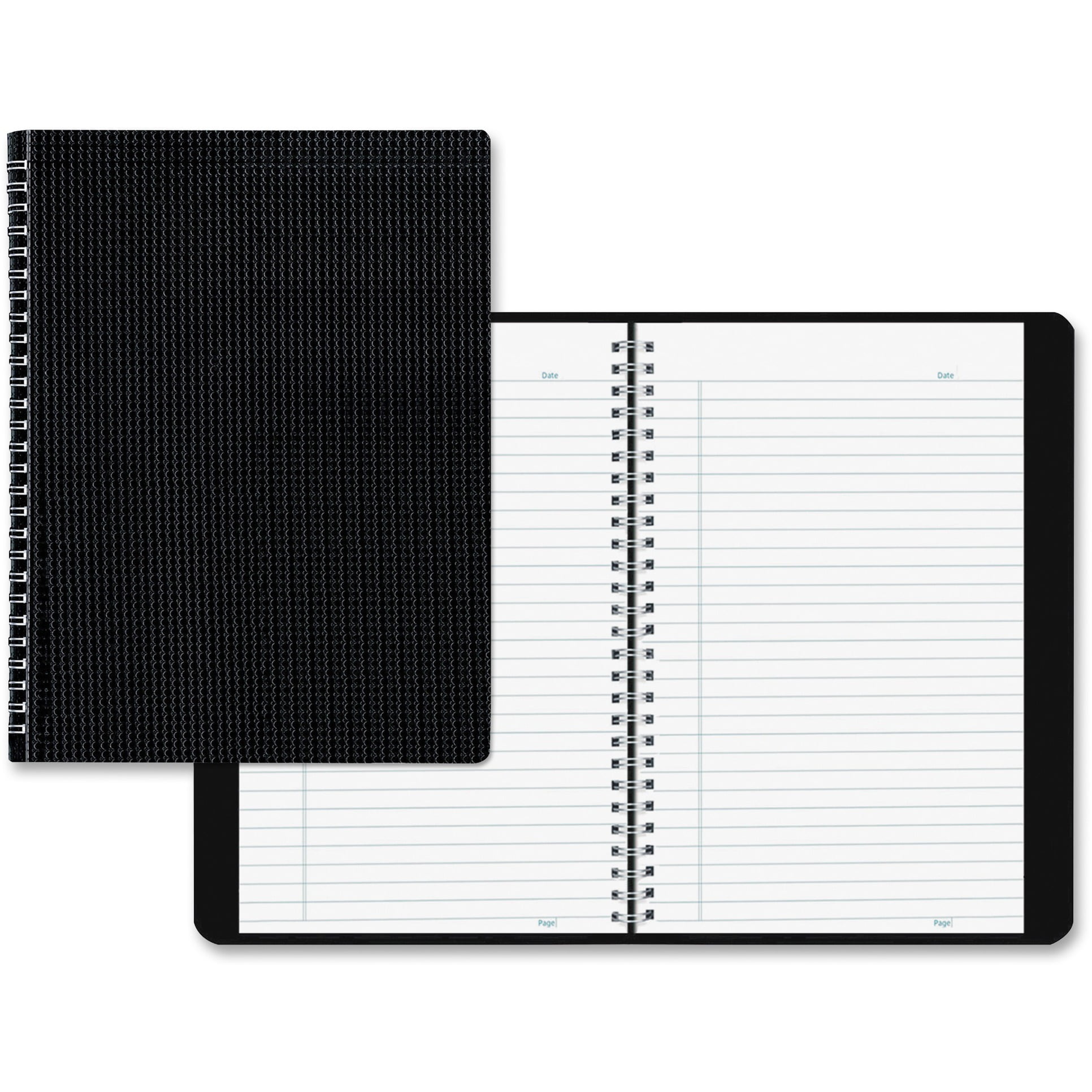 Duraflex Poly Notebook, 1 Subject, Medium/college Rule, Black Cover, 11 ...
