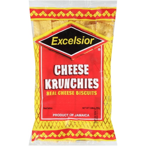 Cheese Krunchies Real Cheese Biscuits, 3.98 oz- Excelsior - Walmart.com