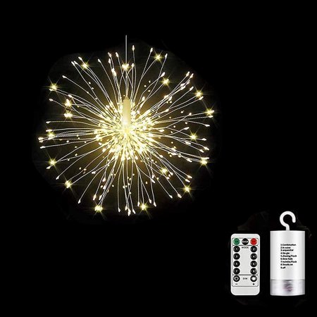 Tatum88 120 Led Fairy Lights Dimmable With Remote Control, Waterproof ...