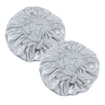 2 Pcs Silk Sleep Bonnet, Satin Hair Wrap for Curly Natural Hair, Soft ...