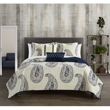 Lush Decor Greenville Patchwork Cotton Reversible Throw, 60x50, Taupe ...