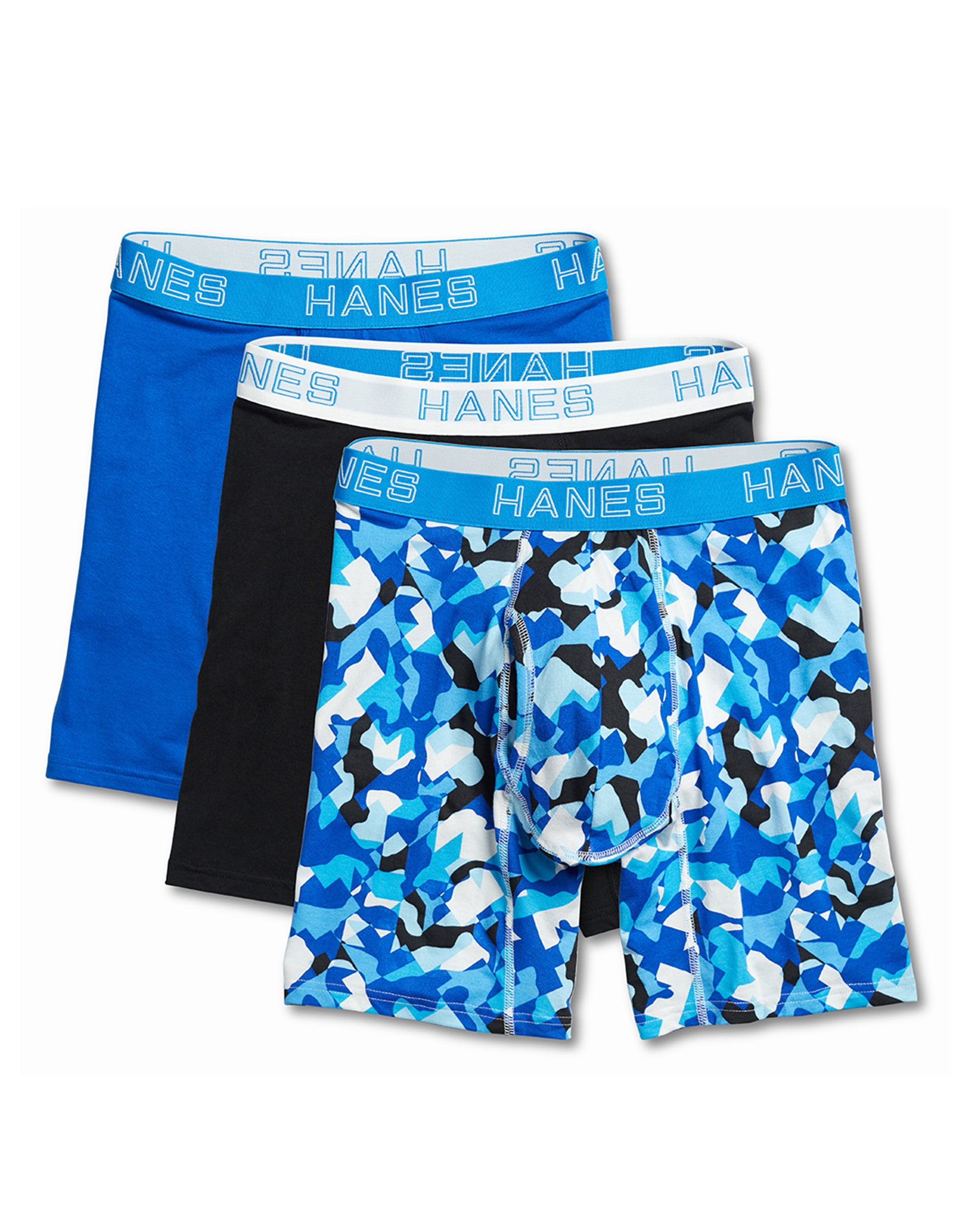 Hanes Ultimate® Men's Comfort Flex Fit® Cotton/Modal Boxer Briefs ...