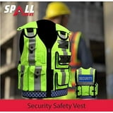 SPALL PRO US Security Vest Safety Enforcement Vest High Visibility ...