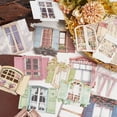 6 Sets 6 Colors Picture Stickers Hollow Flower Window Collage Hand Tent ...