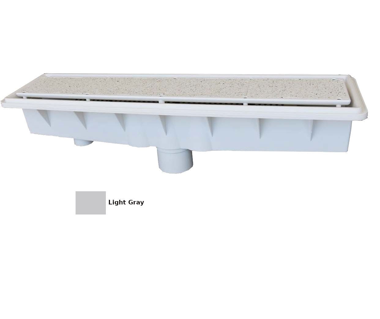 A&A Manufacturing AVSC Single Suction Pebble Top Channel Drain Light ...