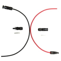TEMCo 10 AWG PV Solar Extension Wire, 30 Ft Pair, Staubli MC4 ...
