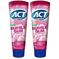 ACT Kids Bubblegum Flavor Anticavity Fluoride Toothpaste, 4.6 oz ...