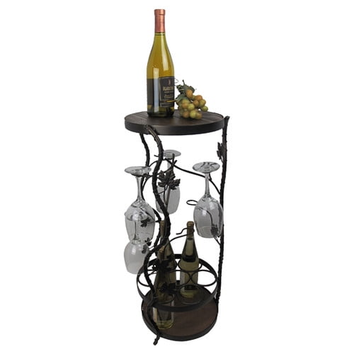 Metrotex Designs French Vineyard 7 Bottle Floor Wine Rack - Walmart.com
