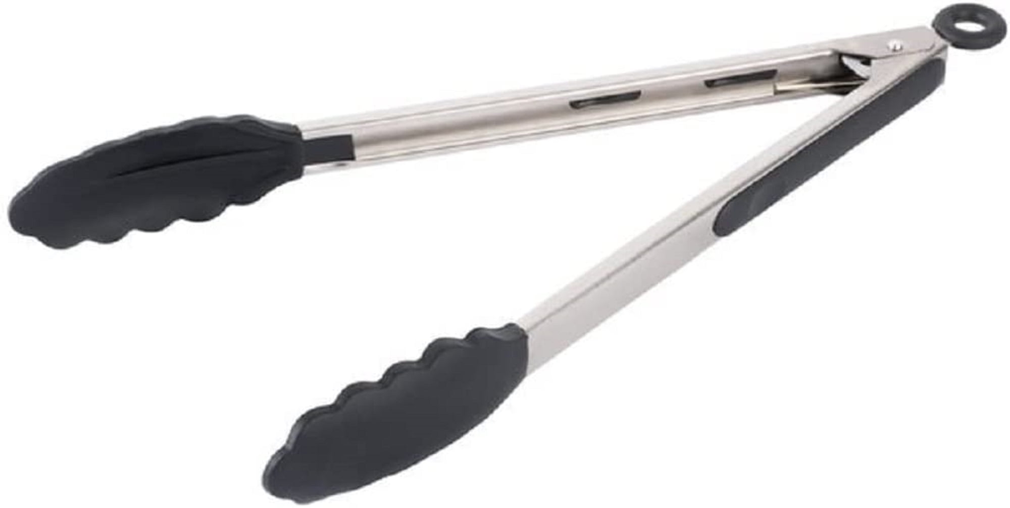 Truecraftware – 12-Inch Stainless Steel Utility Tong with Silicone Tips ...