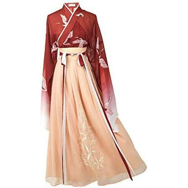 Zhuge Vestido chino antiguo tradicional para mujer, disfraz de Hanfu ...