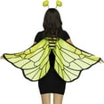 Soft Bumble Bee Wings Costume Accessories with Headband for Halloween ...