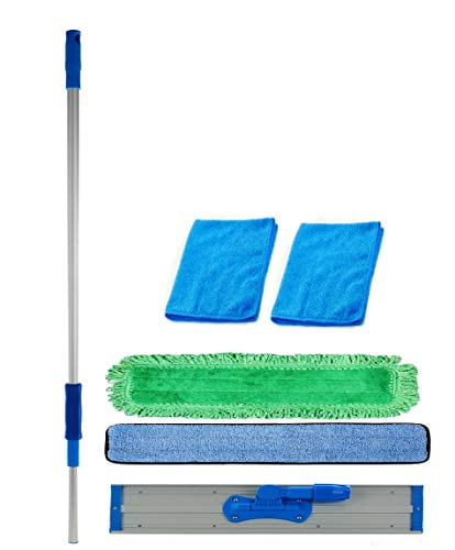 Real Clean 48 inch Commercial Microfiber Mop Kit - Walmart.com