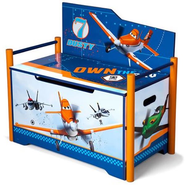 Disney Pixar Planes Deluxe Toy Box Bench - Walmart.com