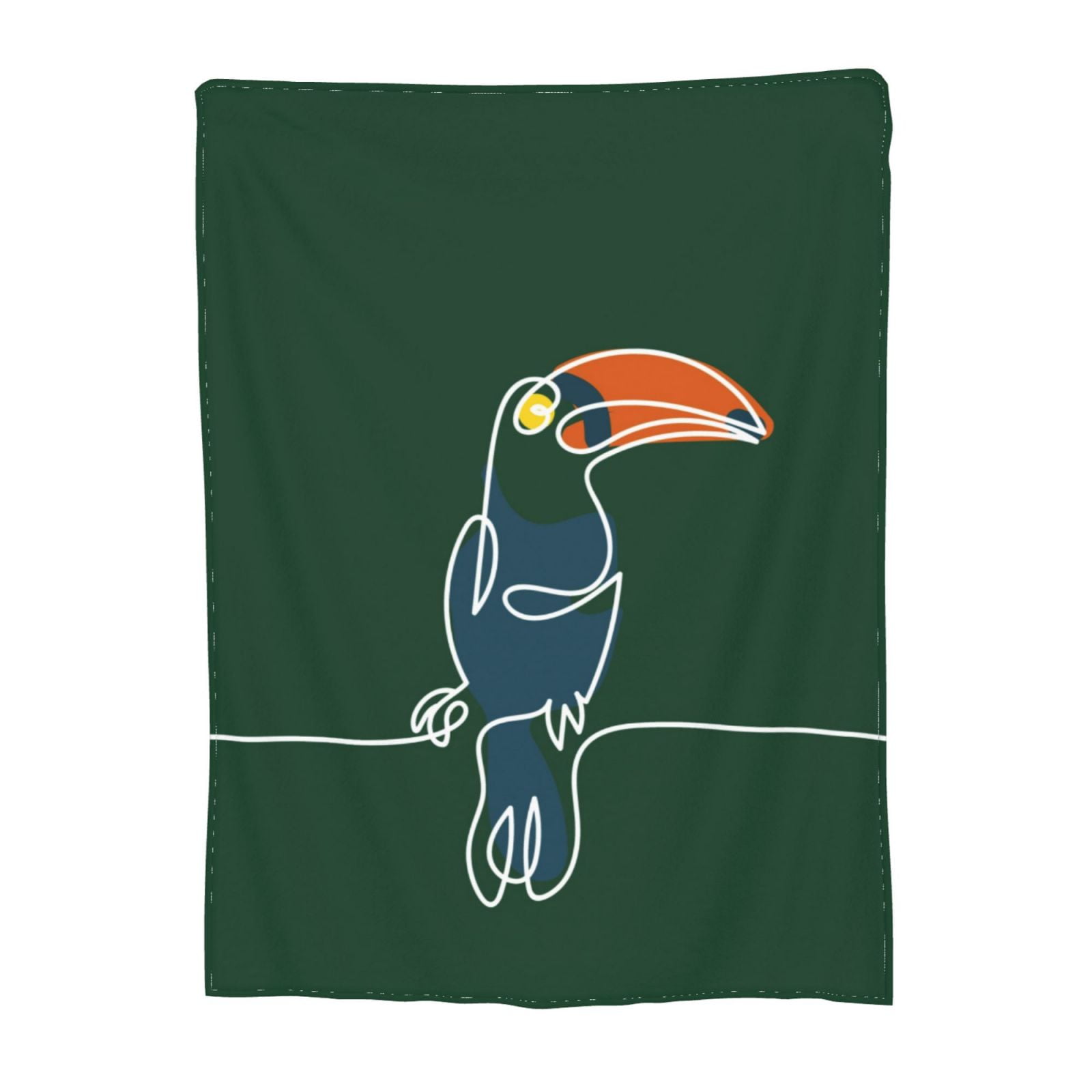 Bohemian Simple Wind Bird Pattern Throw Blanket, Super Soft Anti ...