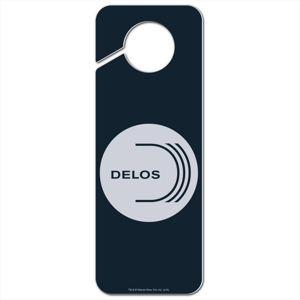 Westworld Delos Logo Plastic Door Knob Hanger Sign - Walmart.com