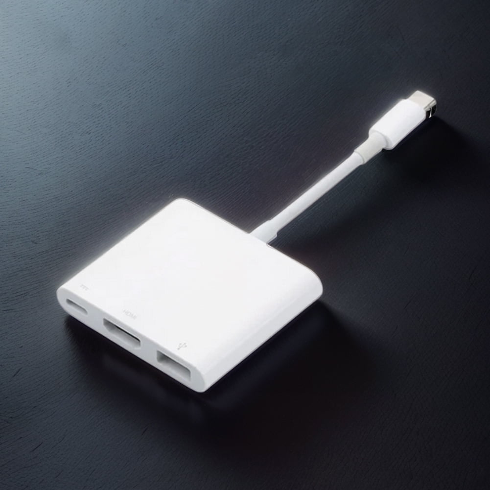 Hub de USB-C 3 en 1 a HDMI, compatible con 100W PD 1xUSB 3,0 para ...