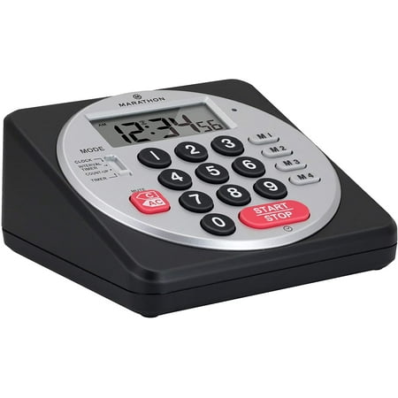 Marathon Commercial Grade 100-Hour Keypad Digital Timer with Loud Alarm ...