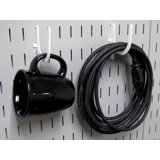 Slotted Metal Pegboard Deluxe Hook Kit for Wall Control Metal Pegboard ...