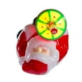 Kurt Adler 7-Inch Injection Mold Santa Bubble Light Tabletop Decoration ...