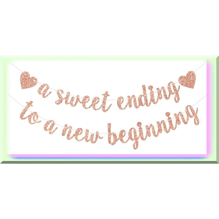 Glitter Sign The End