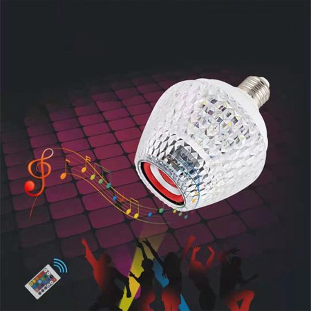 Led Light Bulb With Integrated Bluetooth Speaker, E27 Rgb Changing Lamp ...