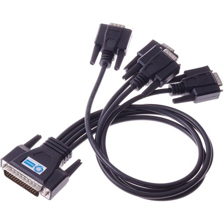 4-Port RS-232 M44x4DB9 Universal PCI Serial Card line, Four-Port 44-pin ...