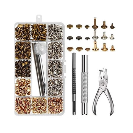 Smilepp Metal Double Caps Kit Set Round Sewing Pliers Clothing Garment ...